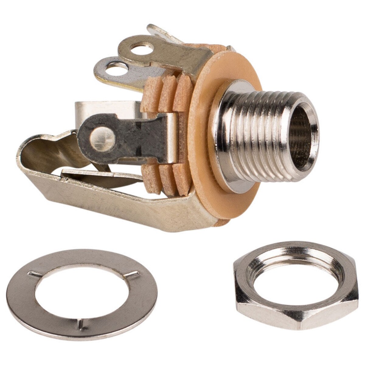 Switchcraft 13B 1/4" Stereo Jack Female Panel Mount Tip Shunt